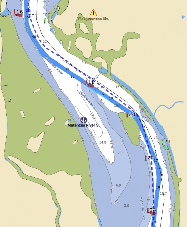 FL: Matanzas River by R16 MM 781 located in | Waterway Guide Navigation ...