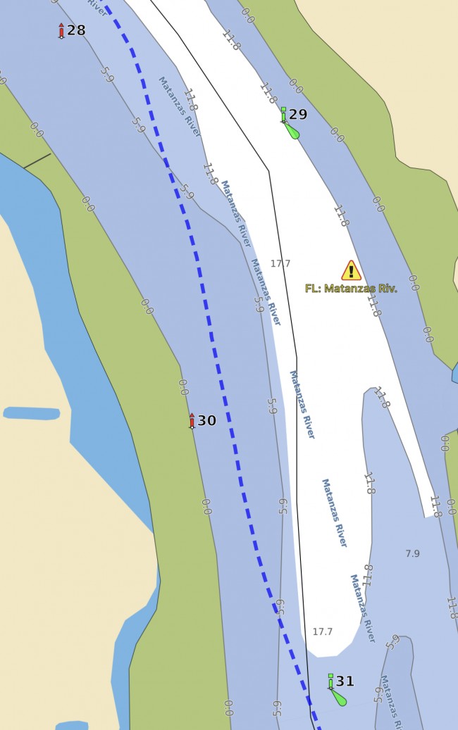 FL: Matanzas River by R30 MM 783 located in | Waterway Guide Navigation ...