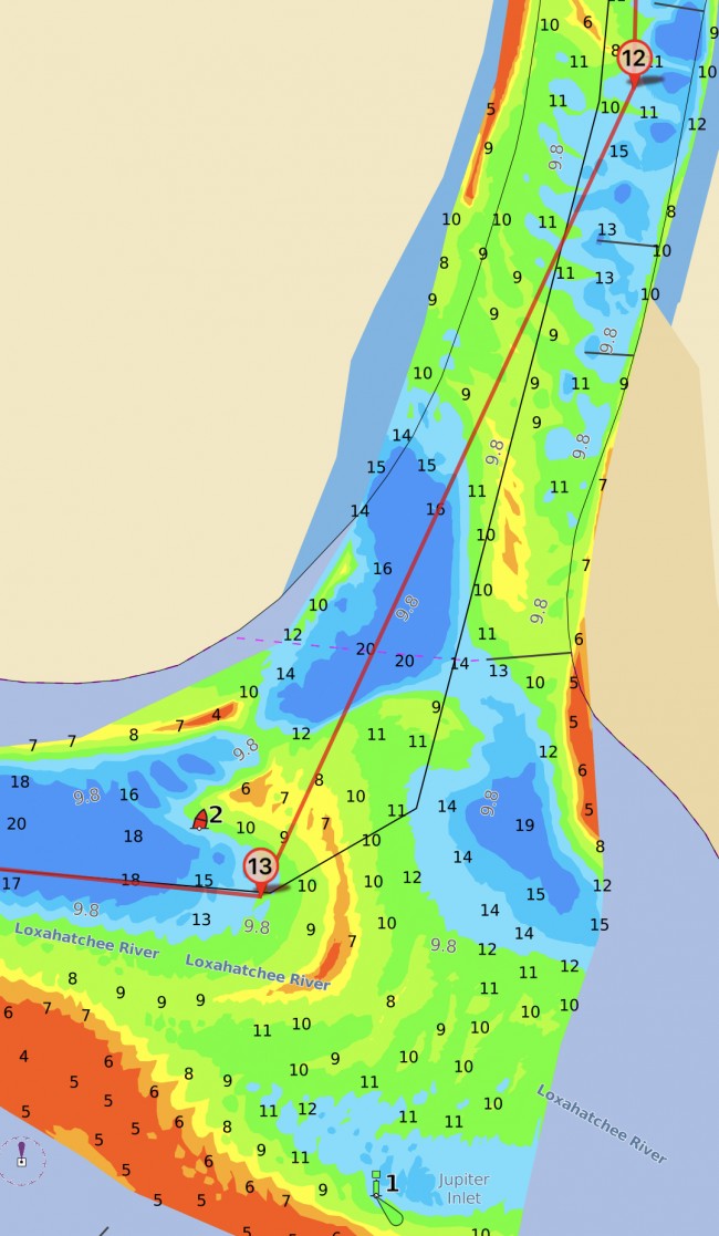 FL: Jupiter Inlet ICW MM 1004.4 located in | Waterway Guide Navigation ...
