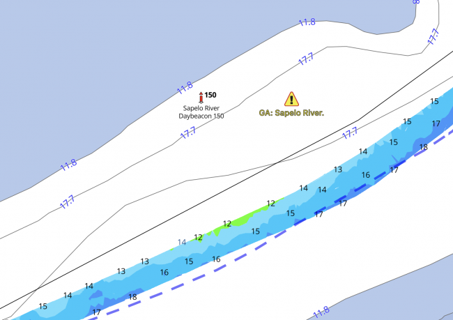 GA: Sapelo River by R150, MM 638.2 located in | Waterway Guide ...