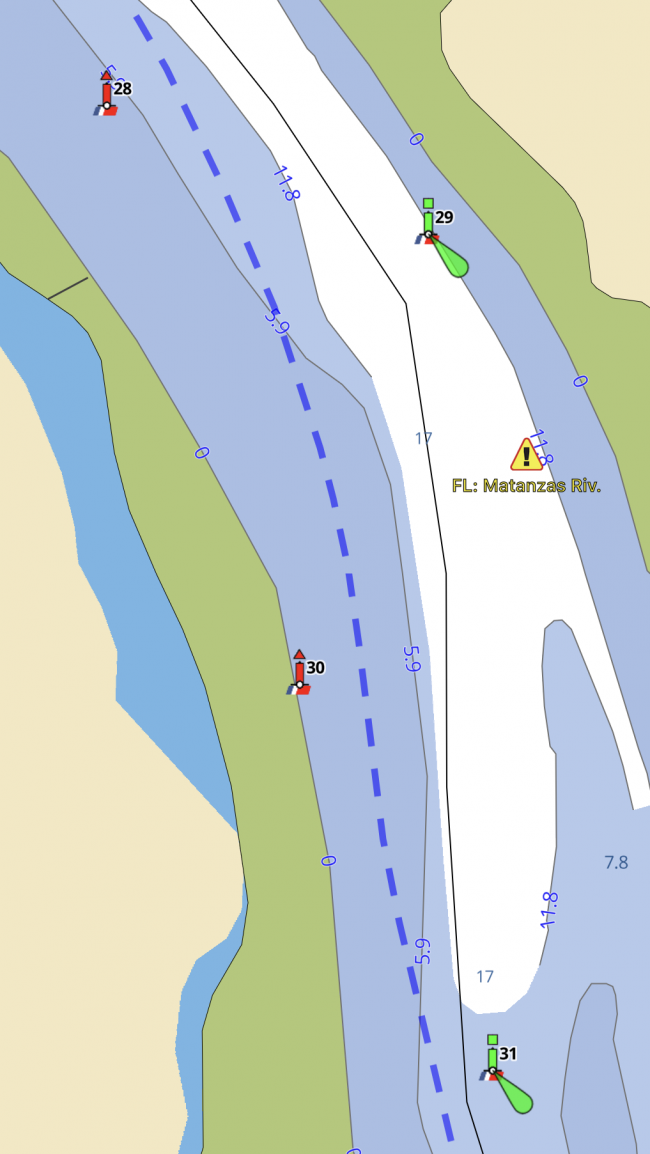 FL: Matanzas River by R30 MM 783 located in | Waterway Guide Navigation ...