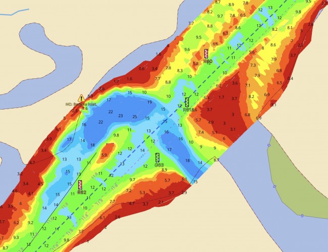 NC: Browns Inlet, MM 238.2 located in | Waterway Guide Navigation Alert