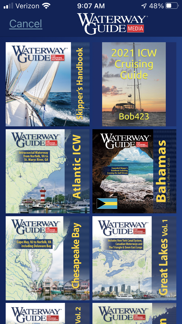 New Titles in Waterway Guide Mobile App | Waterway Guide