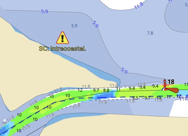 SC: Intracoastal and North Santee River, MM 417 located in | Waterway ...