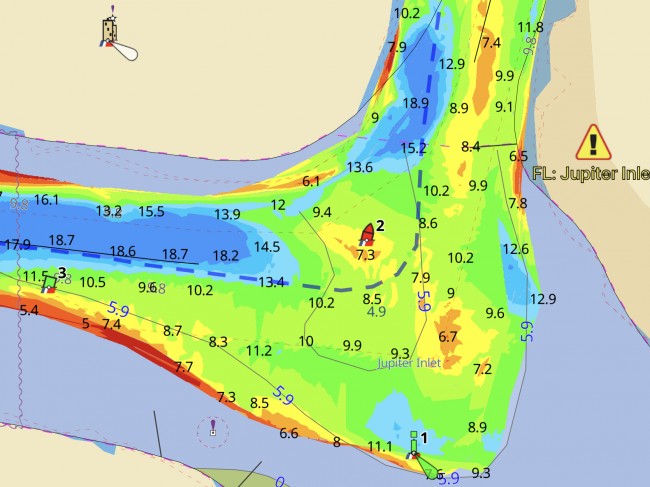 FL: Jupiter Inlet ICW MM 1004.4 located in | Waterway Guide Navigation ...