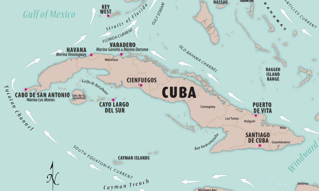 Cuba Beaches Map