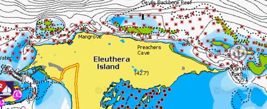 Hiring a pilot to transit Devil's Backbone, Eleuthera | Waterway Guide
